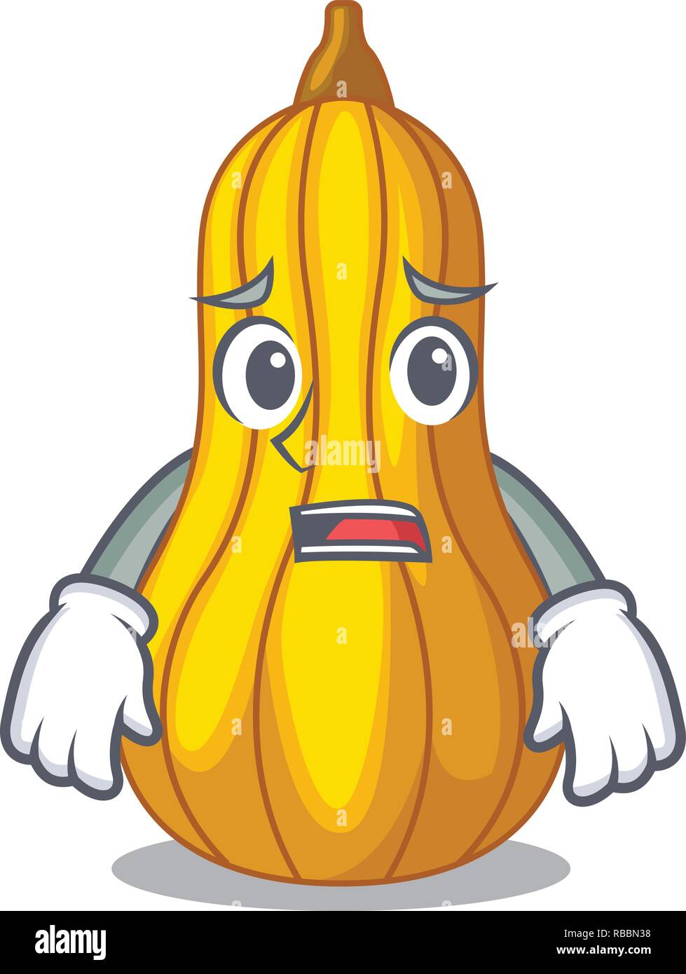 Afraid squash fruit in cartoon wooden box Stock Vector Image & Art - Alamy