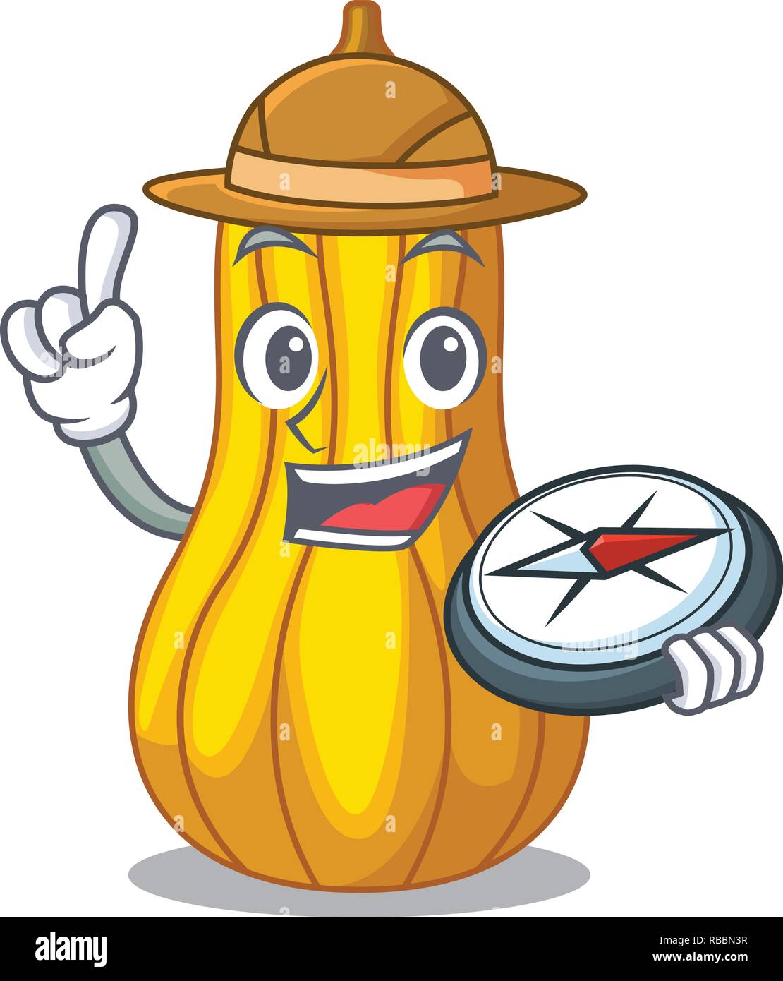 Explorer squash fruit in cartoon wooden box Stock Vector Image & Art ...