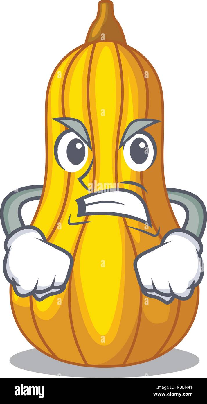 Angry squash fruit in cartoon wooden box Stock Vector Image & Art - Alamy