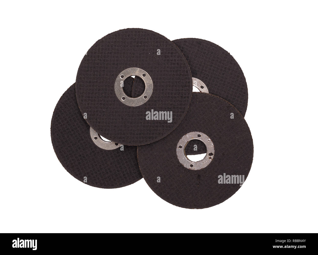 Angle grinder disk isolated on white background Stock Photo - Alamy