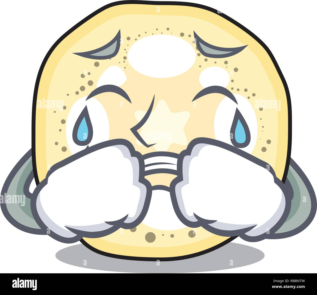 Crying eggplant slices in a cartoon skillet Stock Vector Image & Art ...