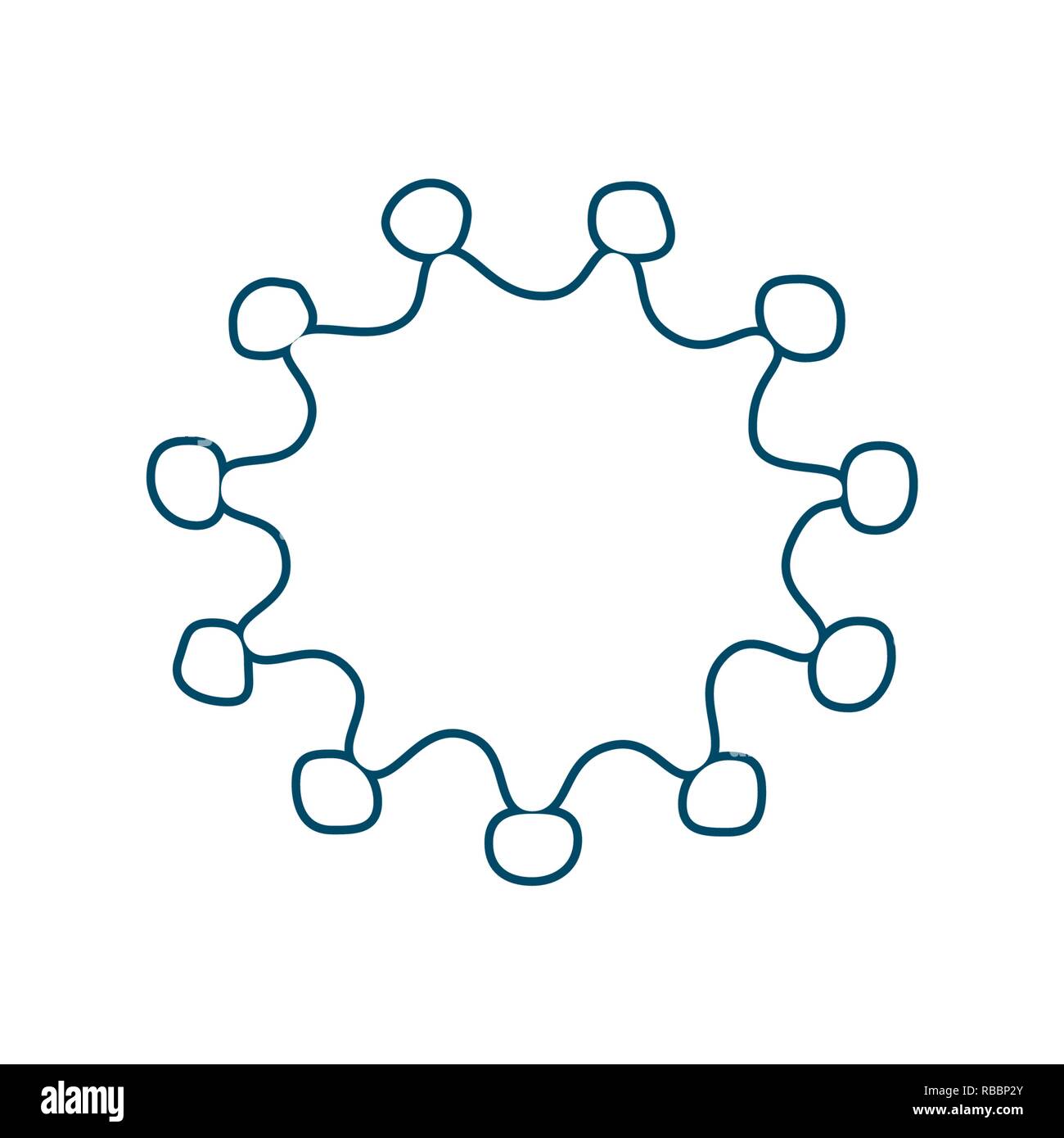 Virus outline icon Stock Vector Image & Art - Alamy