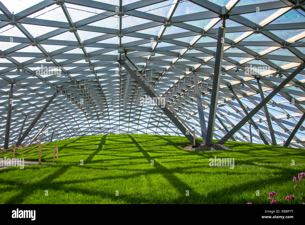 Glass triangular structure hi-res stock photography and images - Alamy