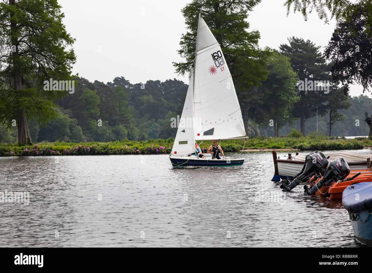 Hawley lake sail centre hi-res stock photography and images - Alamy