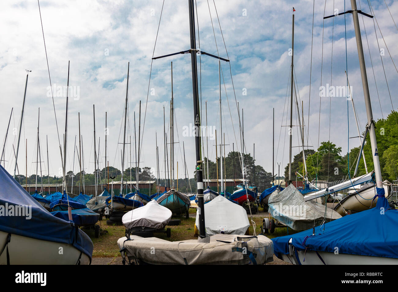 Hawley lake sail centre hi-res stock photography and images - Alamy