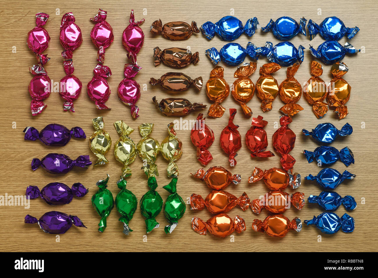 Foil wrapped hi-res stock photography and images - Alamy