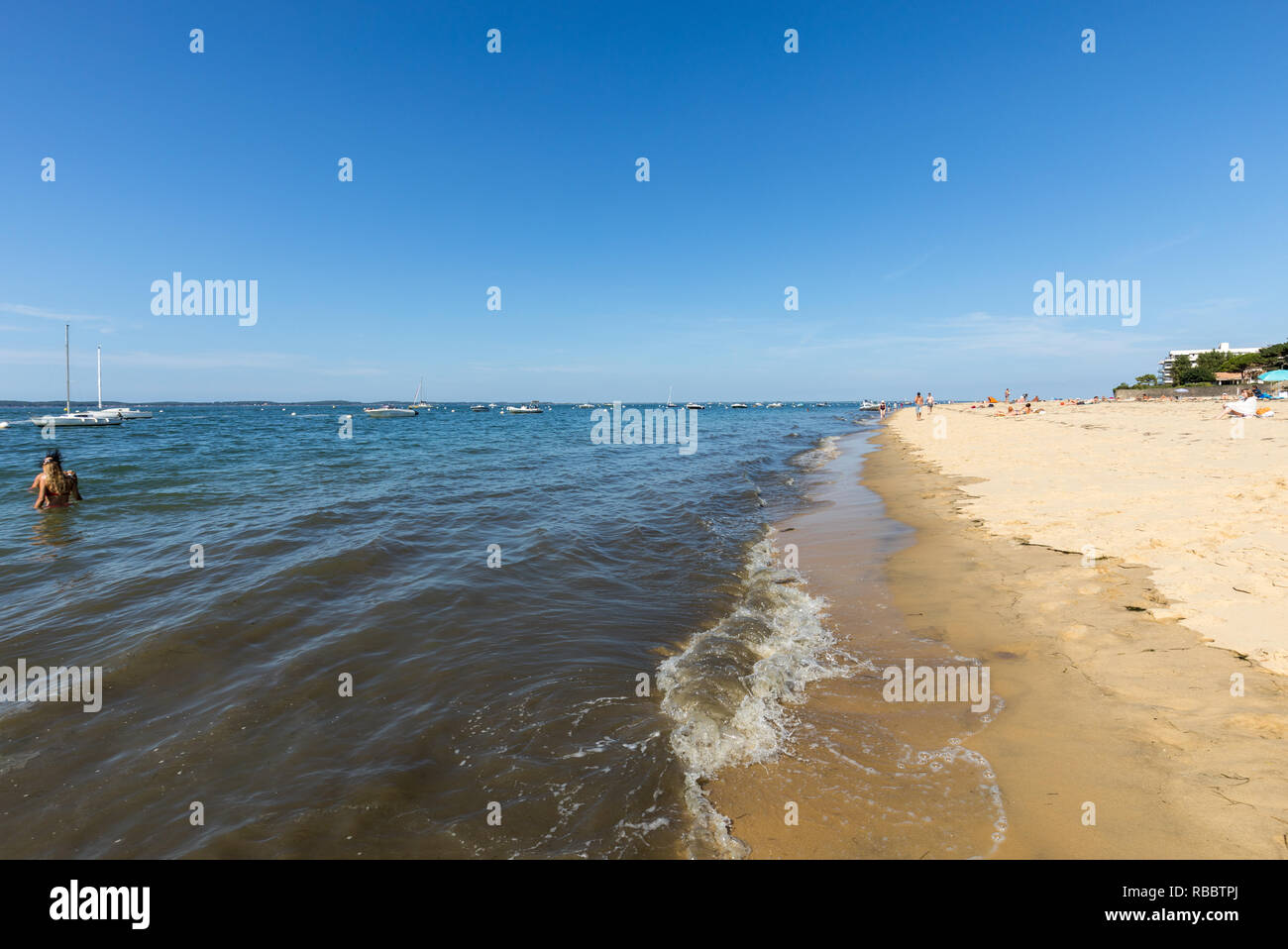 France aerial of arcachon basin hi-res stock photography and images - Alamy