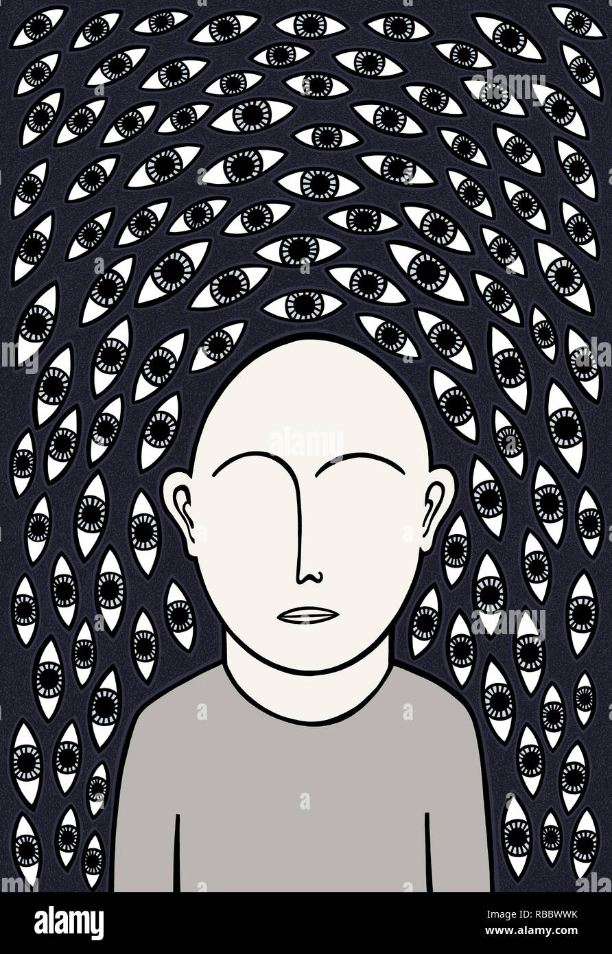My many minds eyes Stock Photo - Alamy