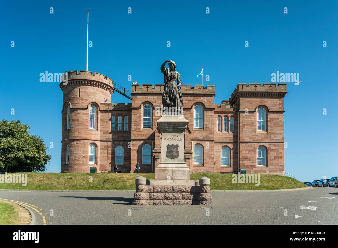 The inverness Castle in Inverness, Scotland, United Kingdom, Europe ...