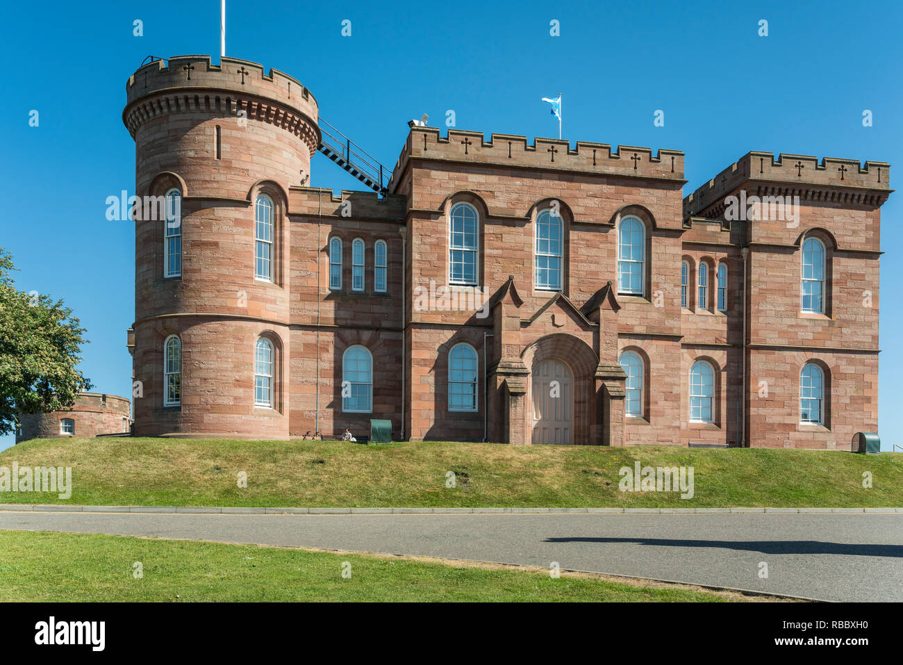 The inverness Castle in Inverness, Scotland, United Kingdom, Europe ...