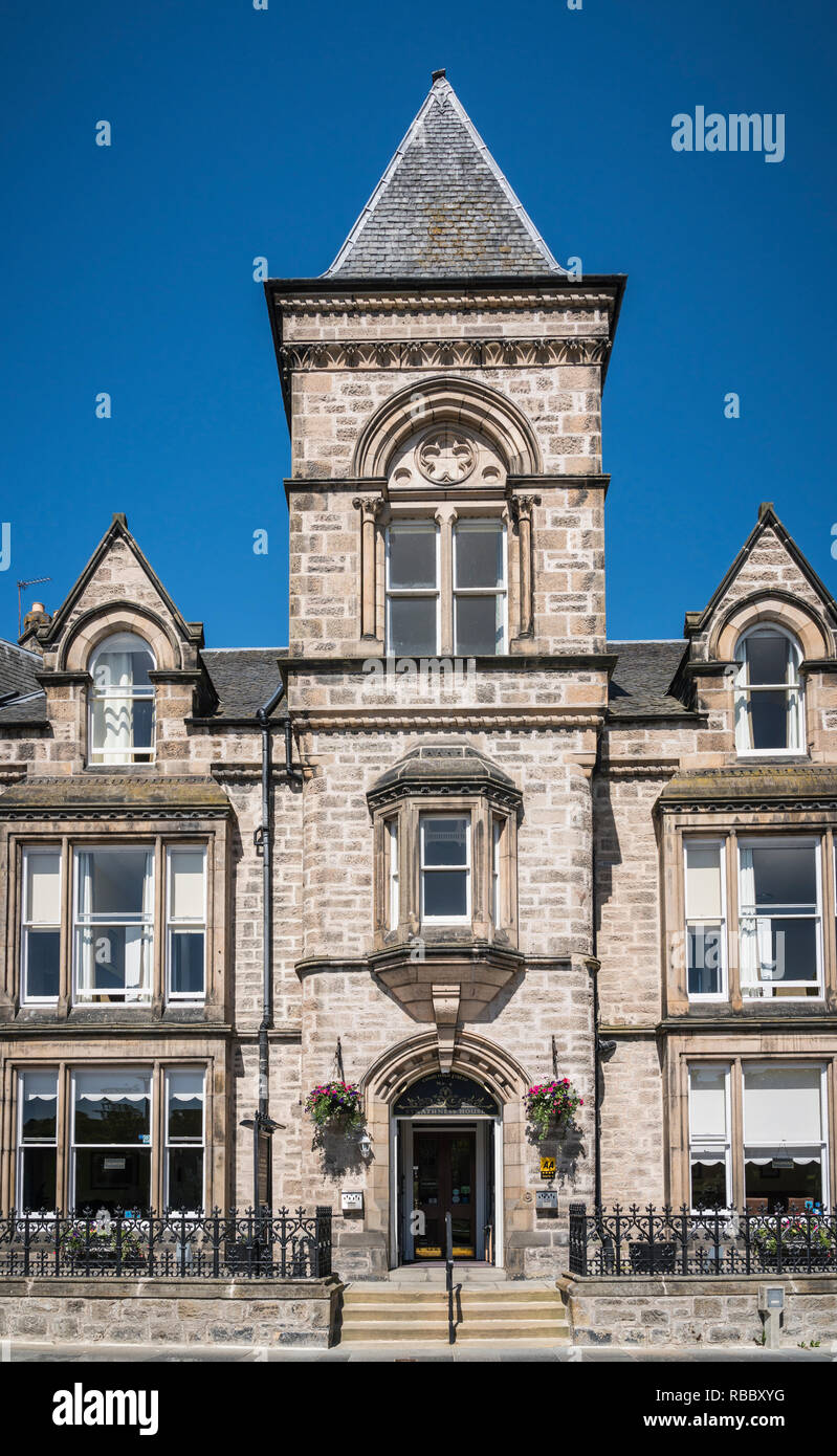 Buildings of Huntley Street in Inverness, Scotland, United Kingdom ...