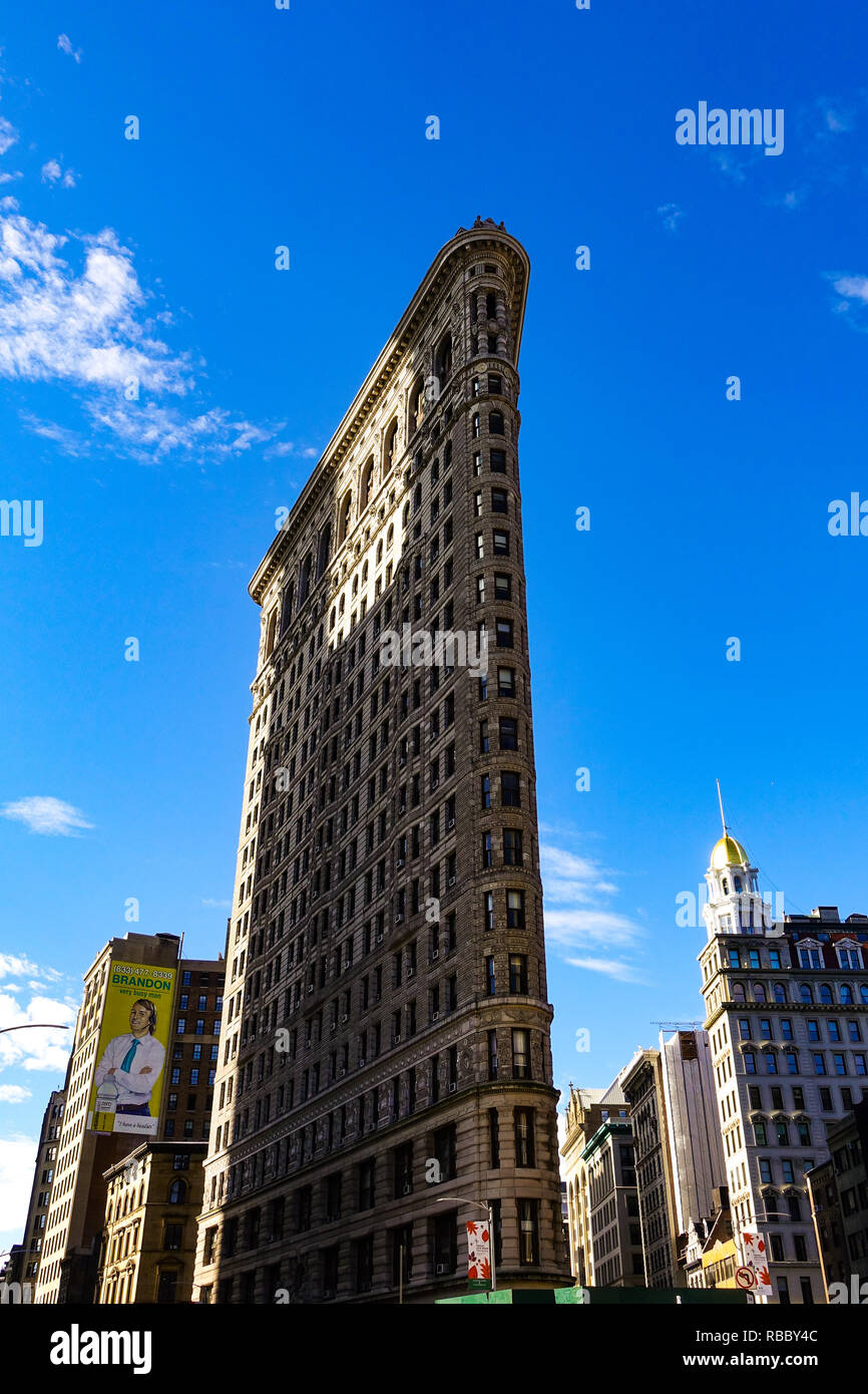 Flat Iron Building Stock Photo - Alamy
