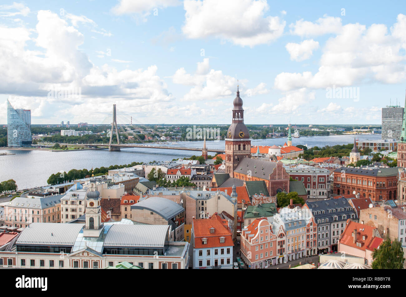 Riga is the capital and largest city of Latvia Stock Photo - Alamy