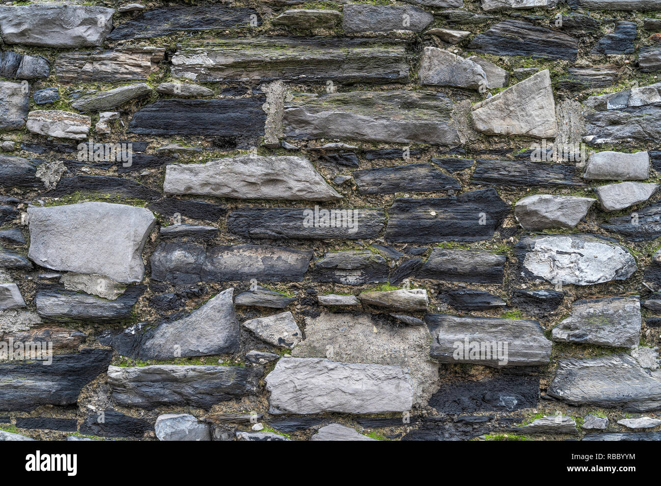 Vintage rustic stone wall - high quality texture / background Stock ...