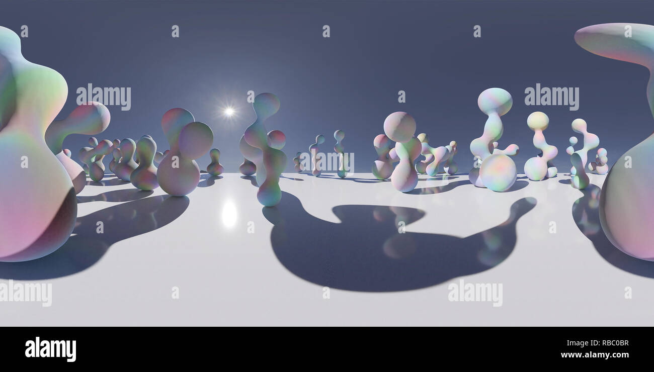 HDRI environment map, spherical panorama background, light source ...