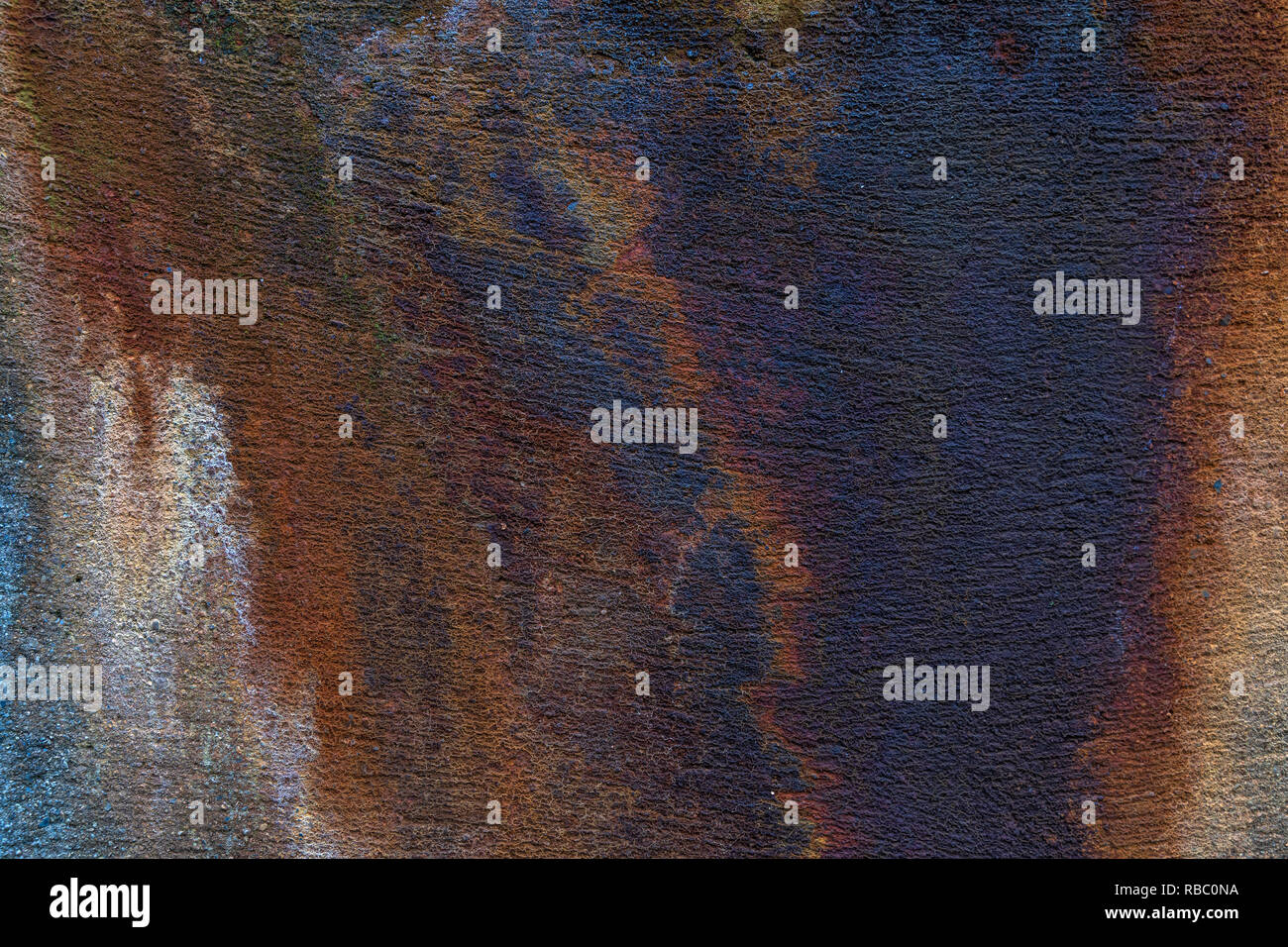 Rustic concrete with heavy rust patterns and cracks - high quality ...