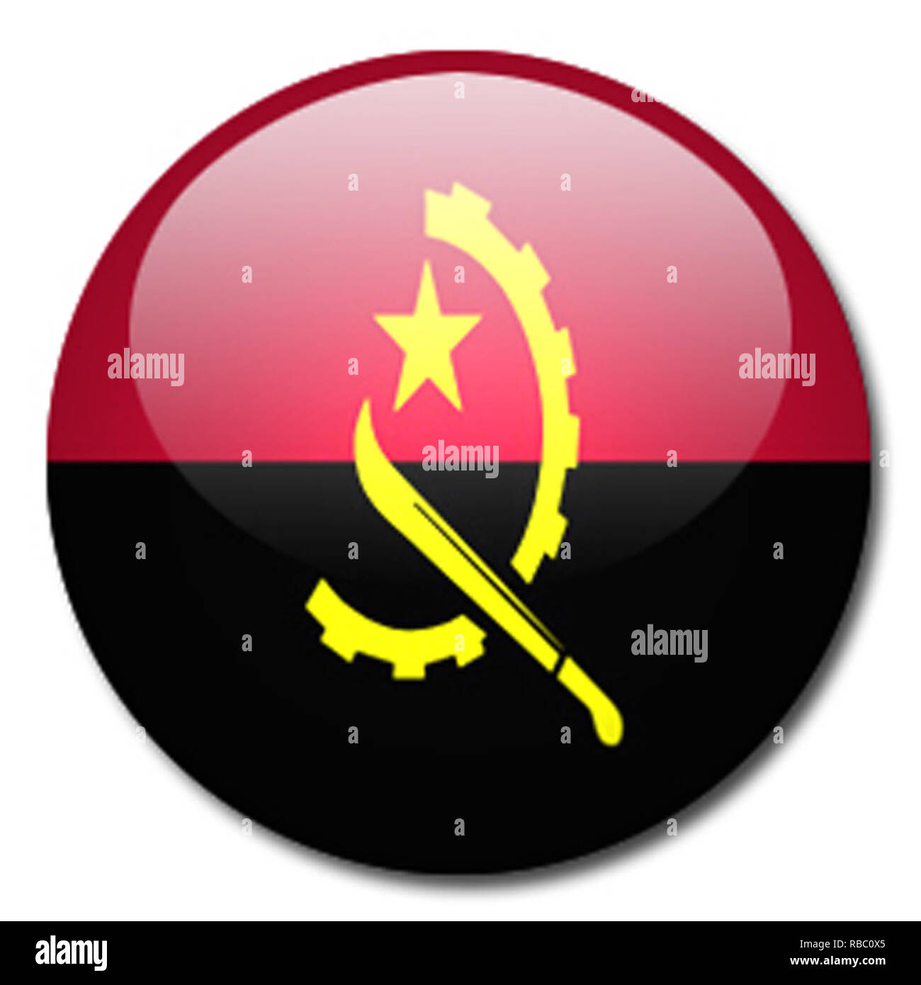 Angolan map hi-res stock photography and images - Alamy