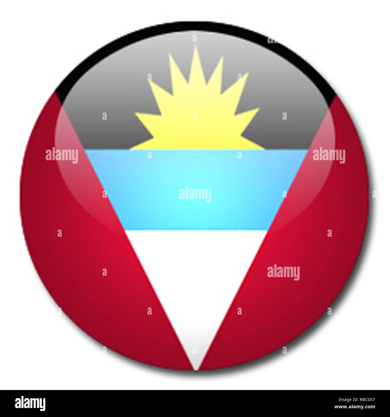 Barbuda emblem vector Cut Out Stock Images & Pictures - Alamy