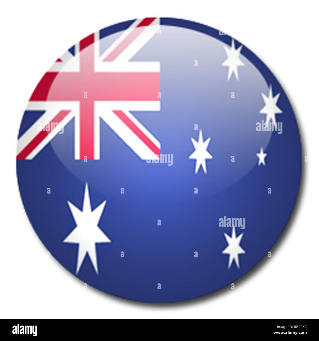 Round Flag Icon Vector Illustration Stock Photos & Round Flag Icon ...