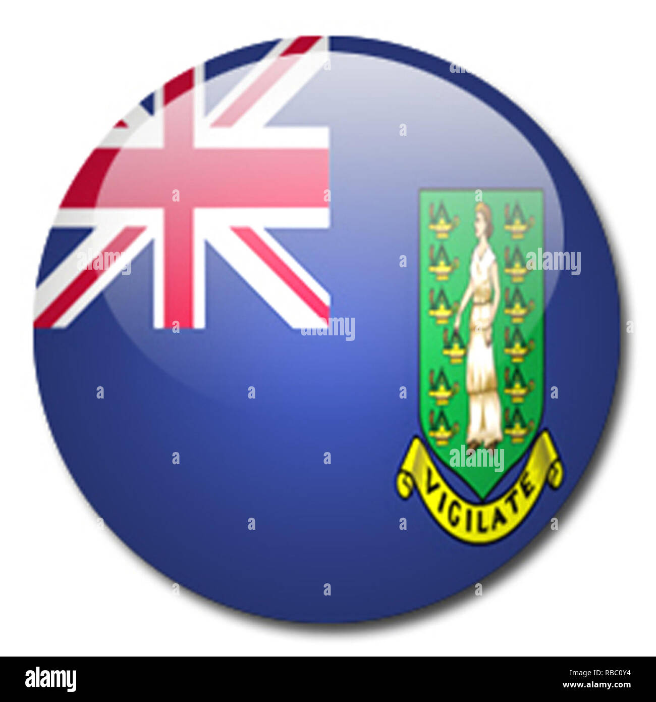 National flag british virgin islands Cut Out Stock Images & Pictures ...