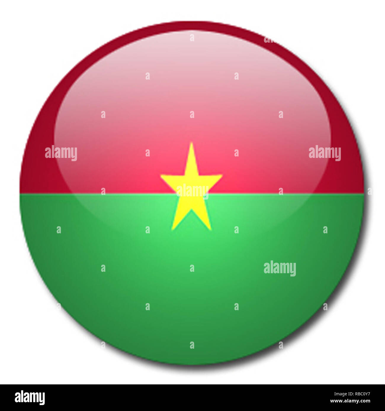 Burkina Faso flag Stock Photo - Alamy