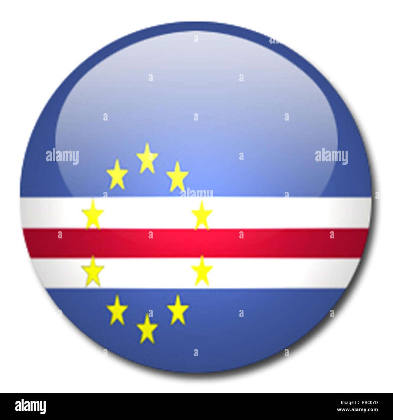 Cape verde flag map hi-res stock photography and images - Alamy