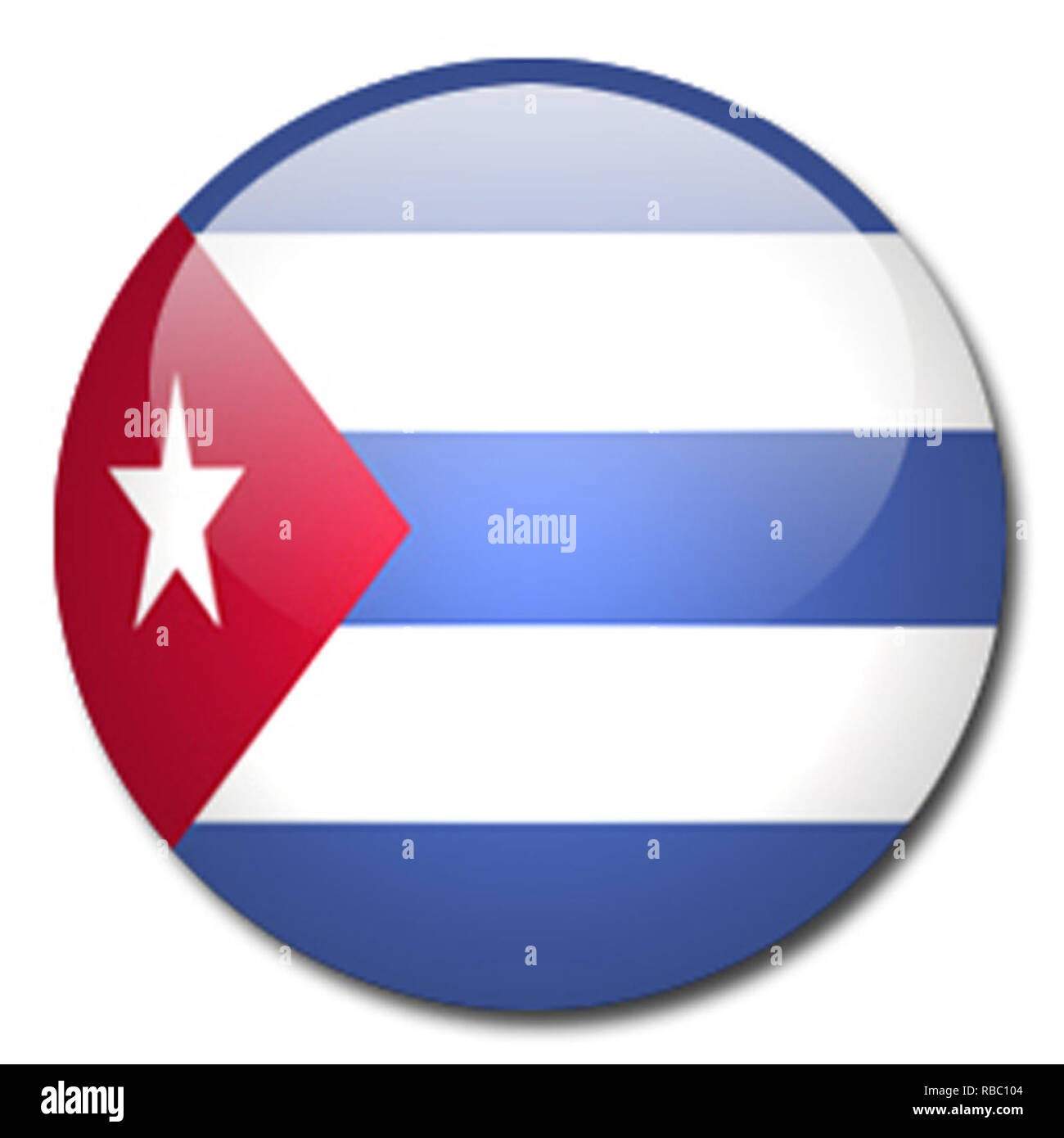 Cuba flag map hi-res stock photography and images - Alamy