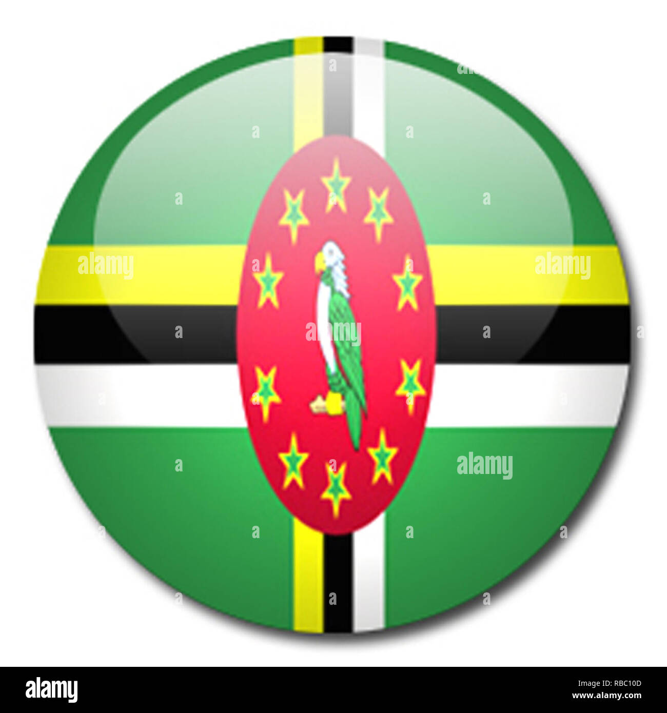 Australia dominica flag hi-res stock photography and images - Alamy
