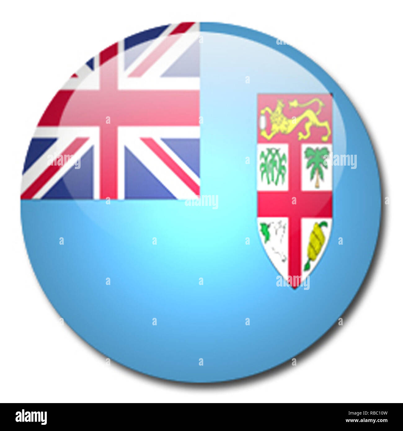 Vector map fiji isolated hi-res stock photography and images - Alamy