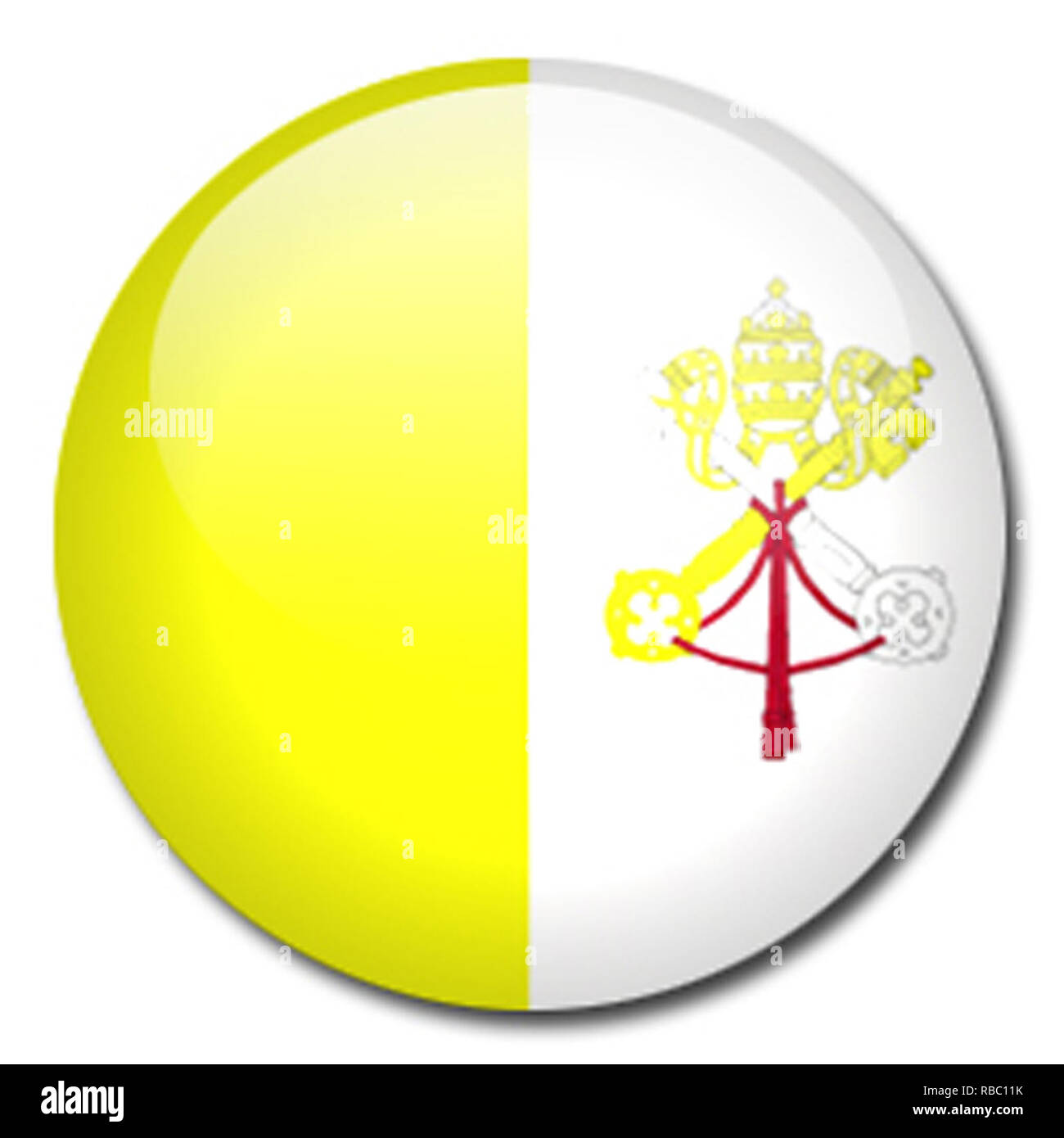 Holy see flag Stock Photo - Alamy