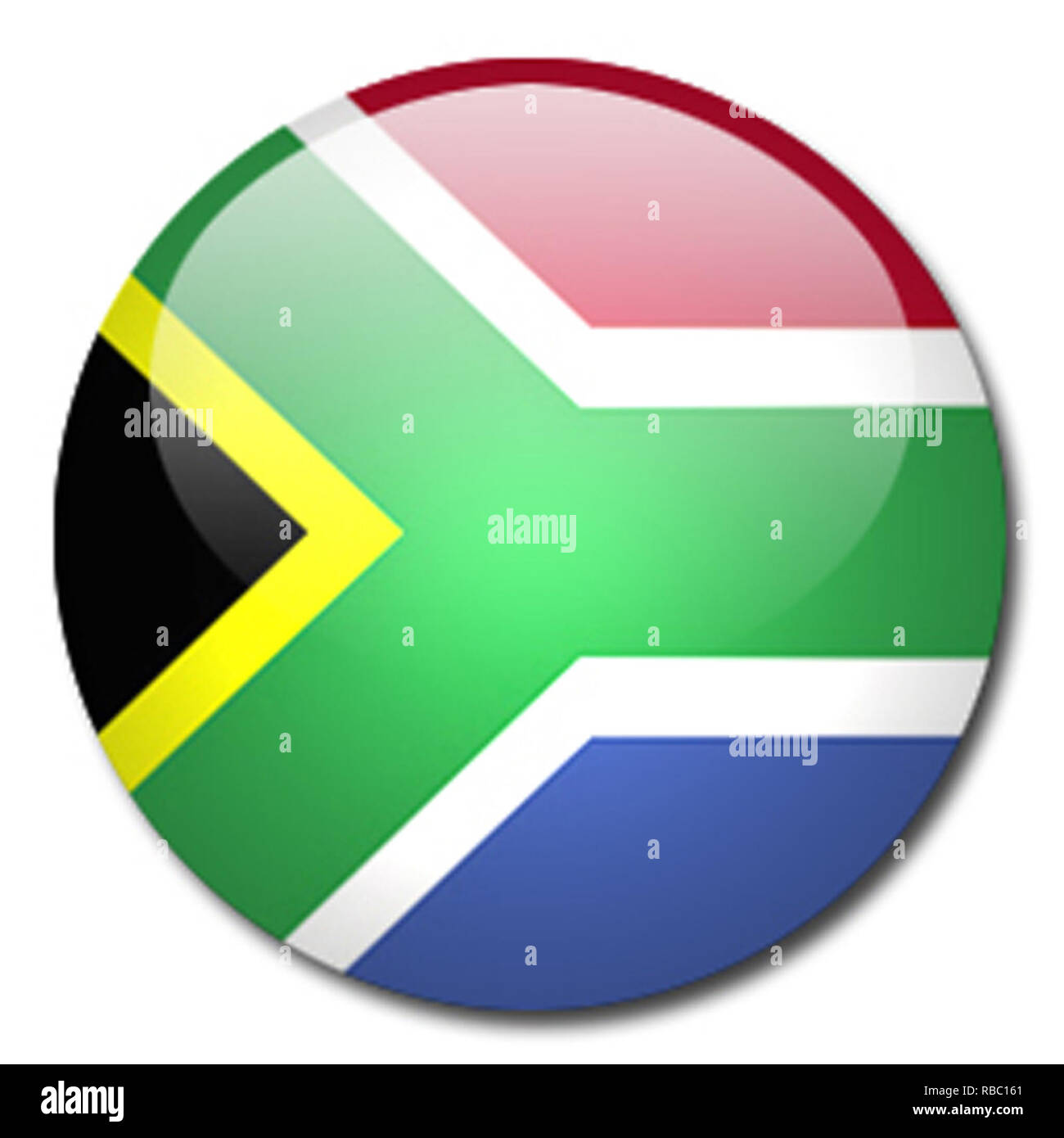 South africa flag icon logo hi-res stock photography and images - Alamy