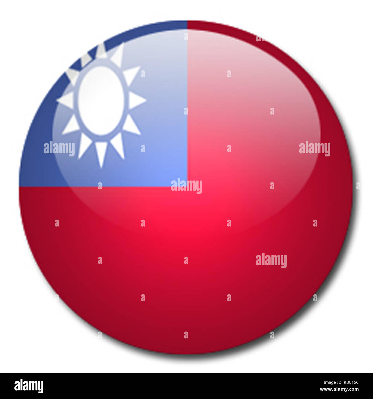 Taiwan round logo design hi-res stock photography and images - Alamy