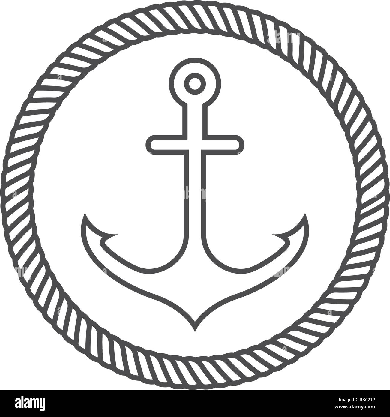 Anchor stamp Black and White Stock Photos & Images - Alamy