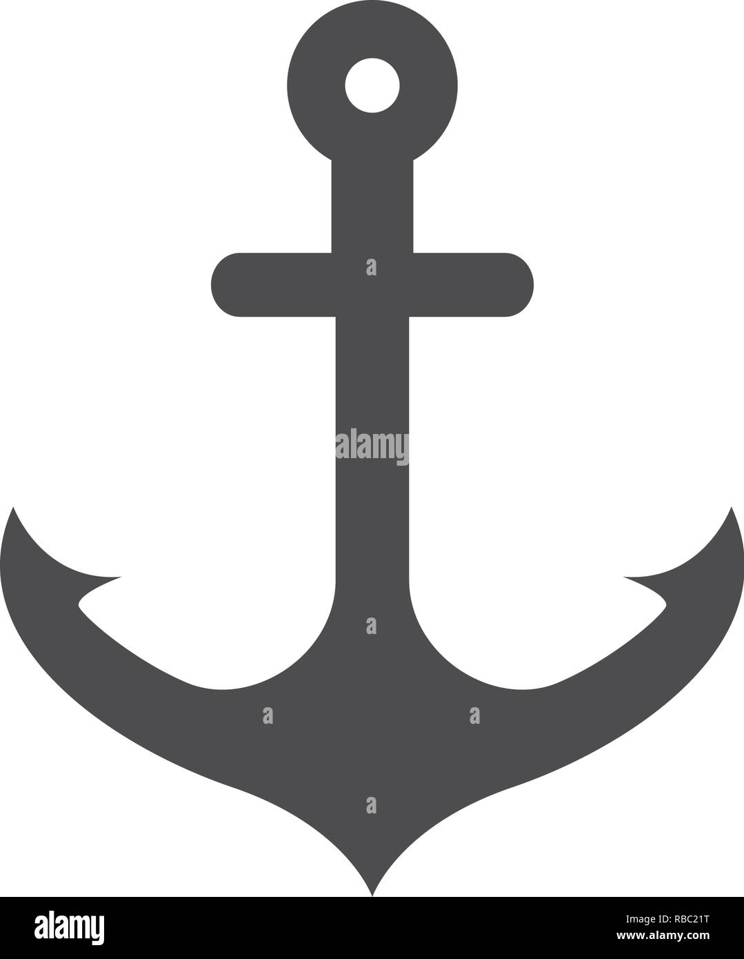 Anchor graphic design template vector illustration isolated Stock ...