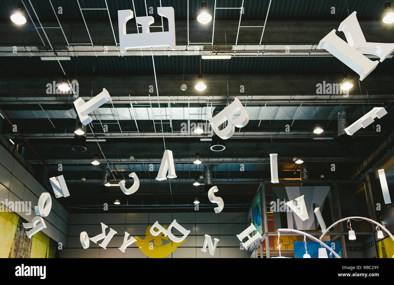 Vintage fairground letters hi-res stock photography and images - Alamy