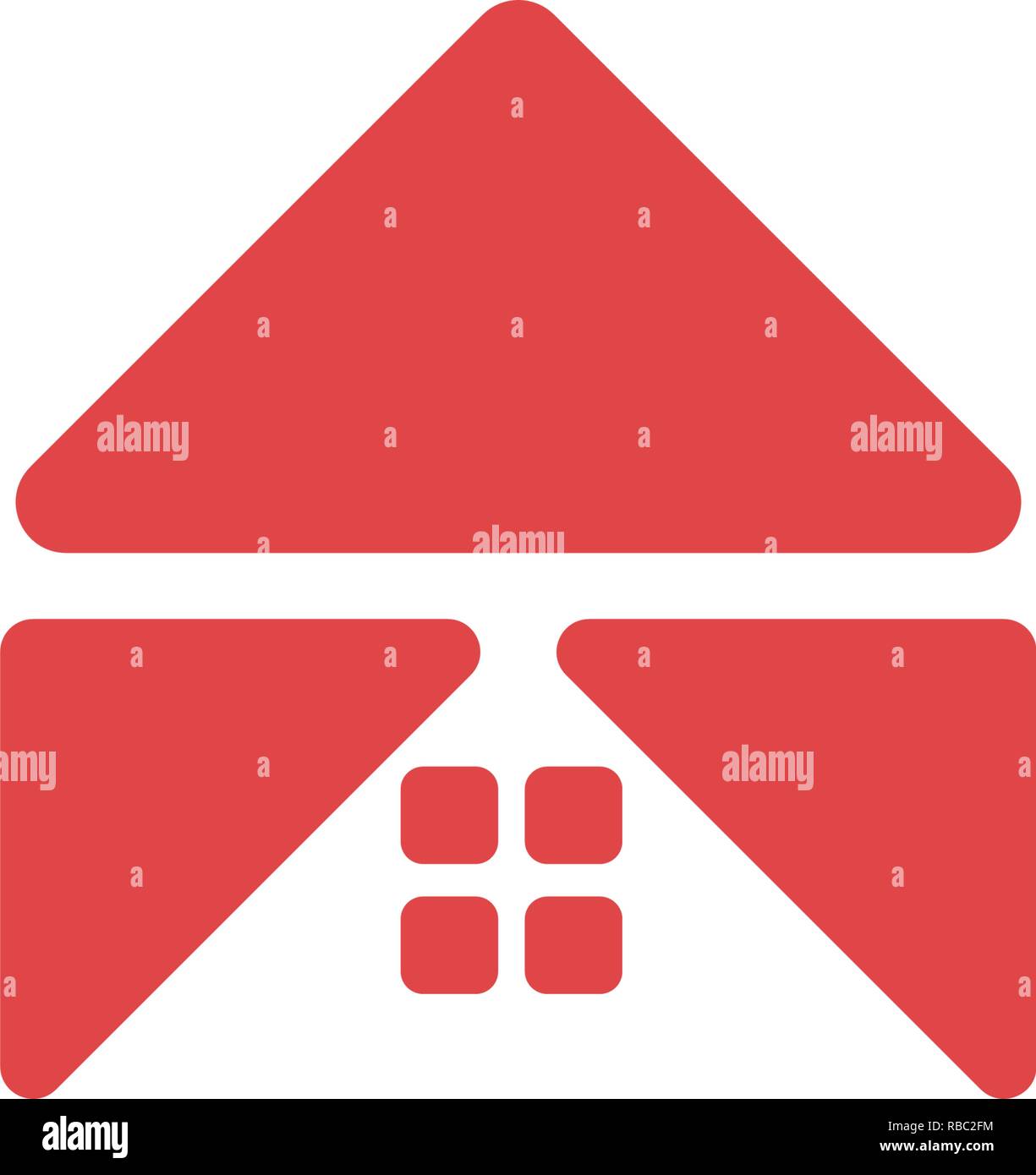 home theatre logo template vector illustration Stock Vector Image & Art ...