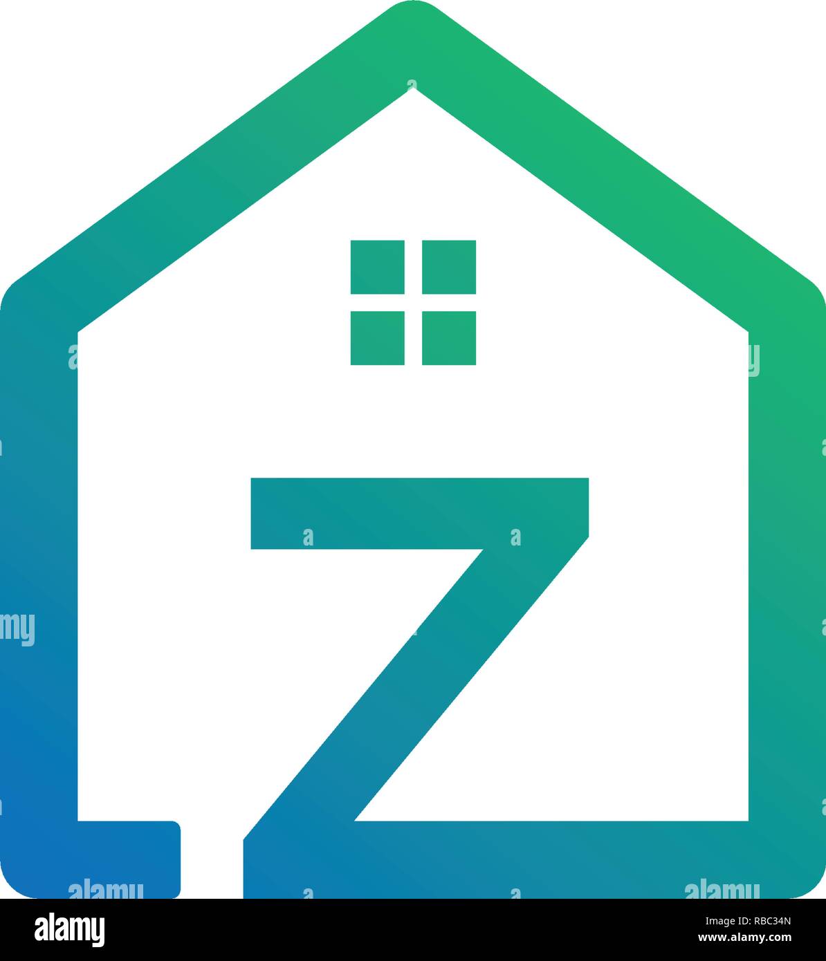 Z plan tower house Stock Vector Images - Alamy