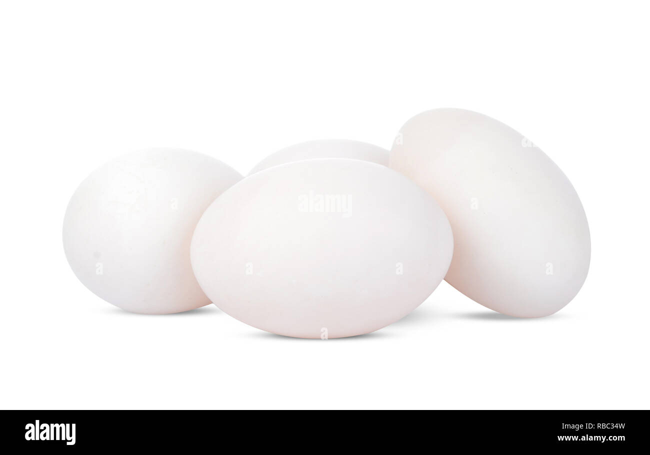 Duck egg isolated on white background Stock Photo - Alamy