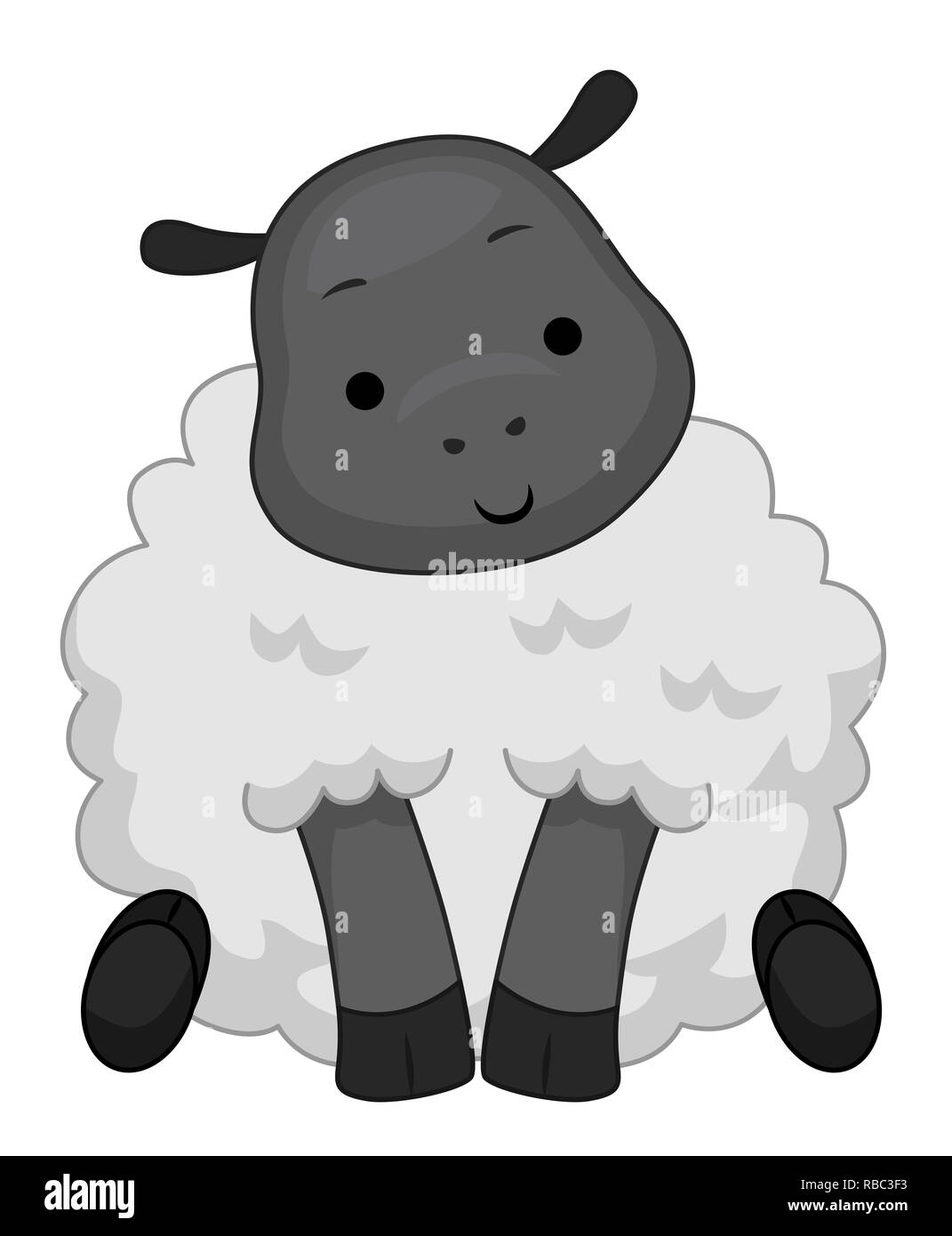 Sheep sitting down hi-res stock photography and images - Alamy