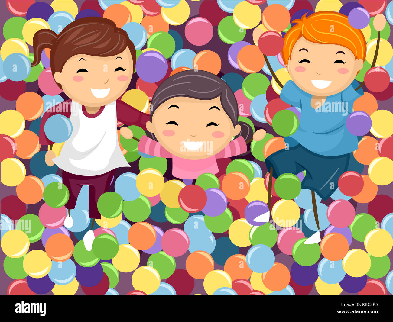 Cartoon ball pit hi-res stock photography and images - Alamy