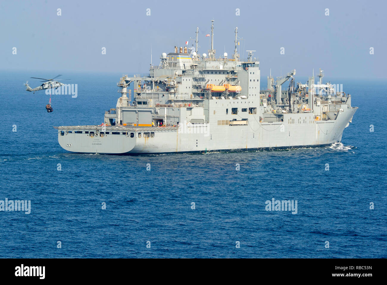 ARABIAN SEA (Jan. 7, 2019) Lewis and Clark-class dry cargo and ...