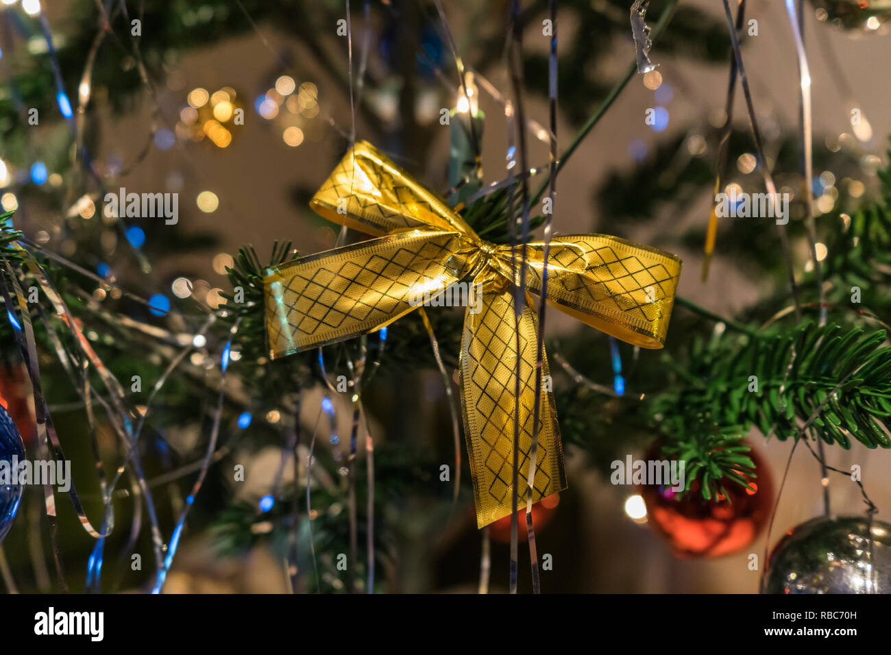 Loop on a christmas tree Stock Photo - Alamy