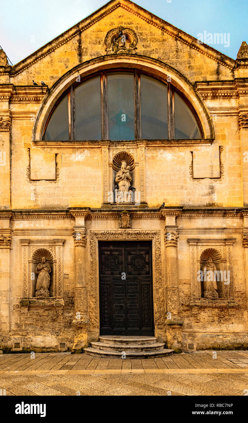 Italy Basilicata Matera Church of Santa Chiara Stock Photo - Alamy