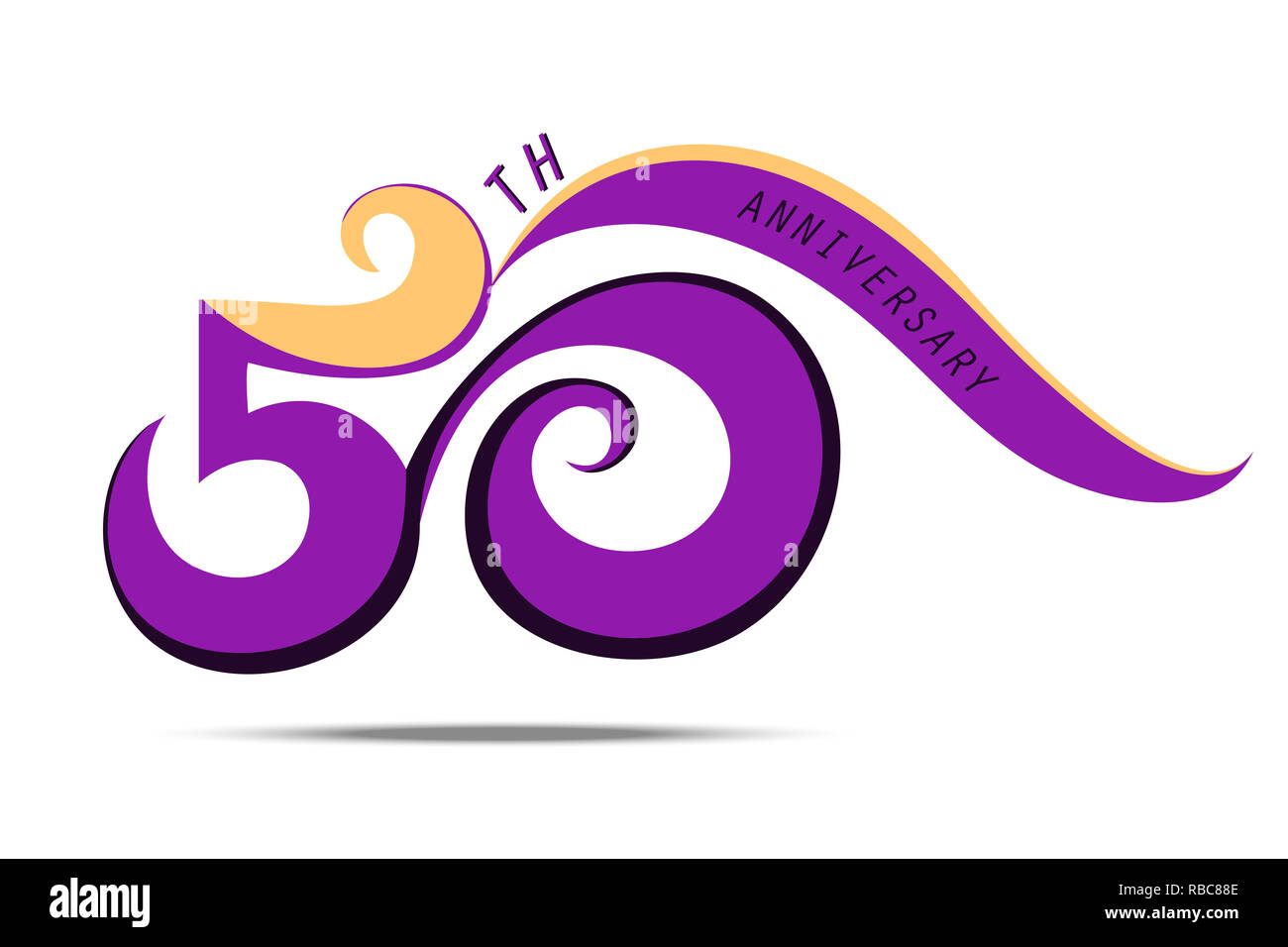 50 years logo hi-res stock photography and images - Alamy