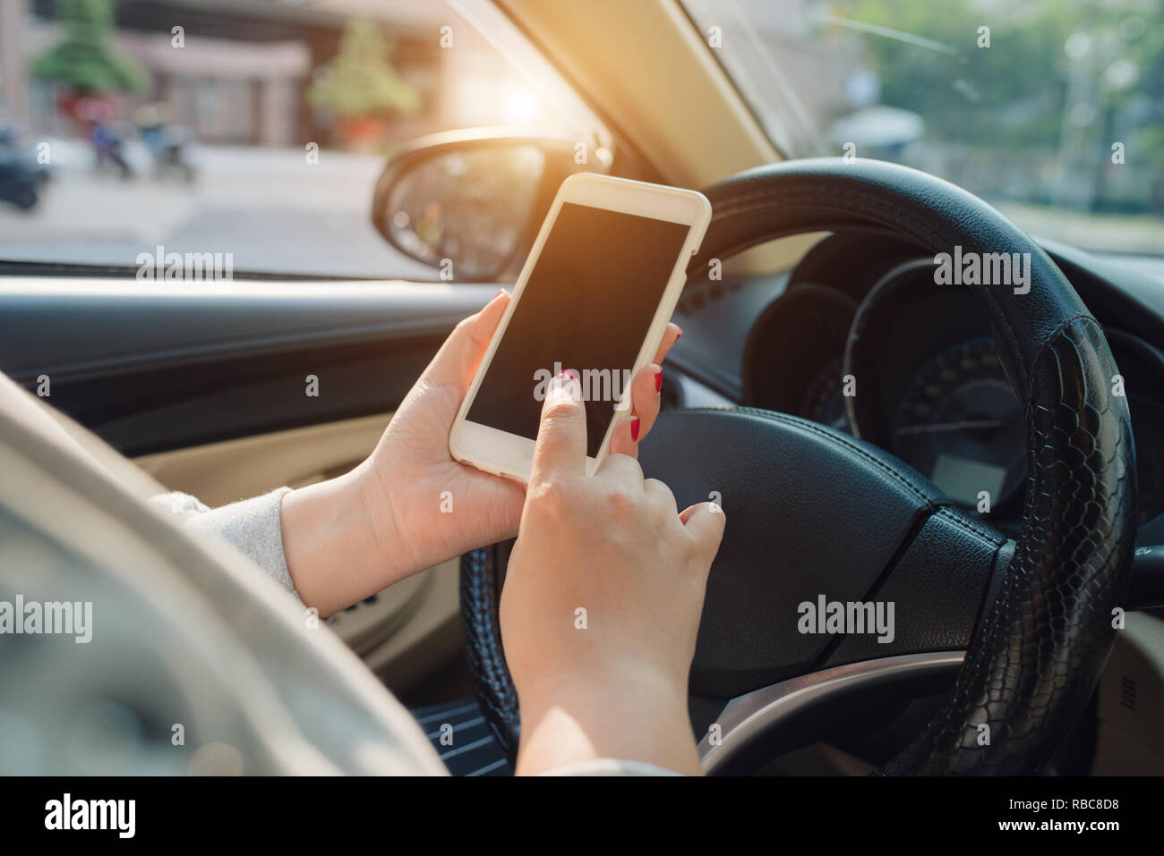 Asian female driver hi-res stock photography and images - Alamy