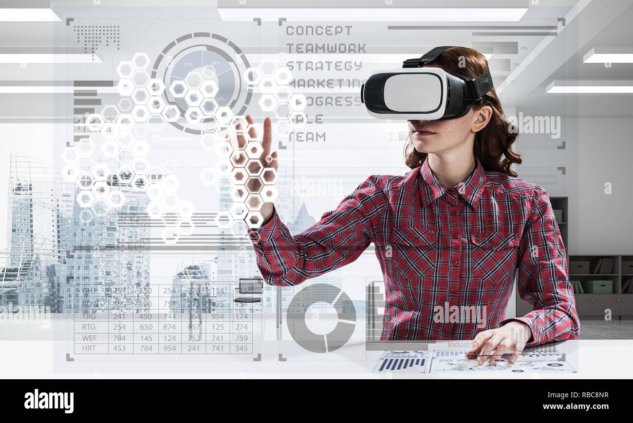 Using modern technologies Stock Photo - Alamy