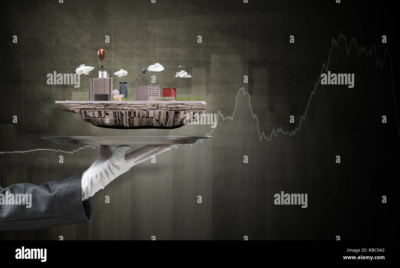 Concept of modern urban development Stock Photo - Alamy