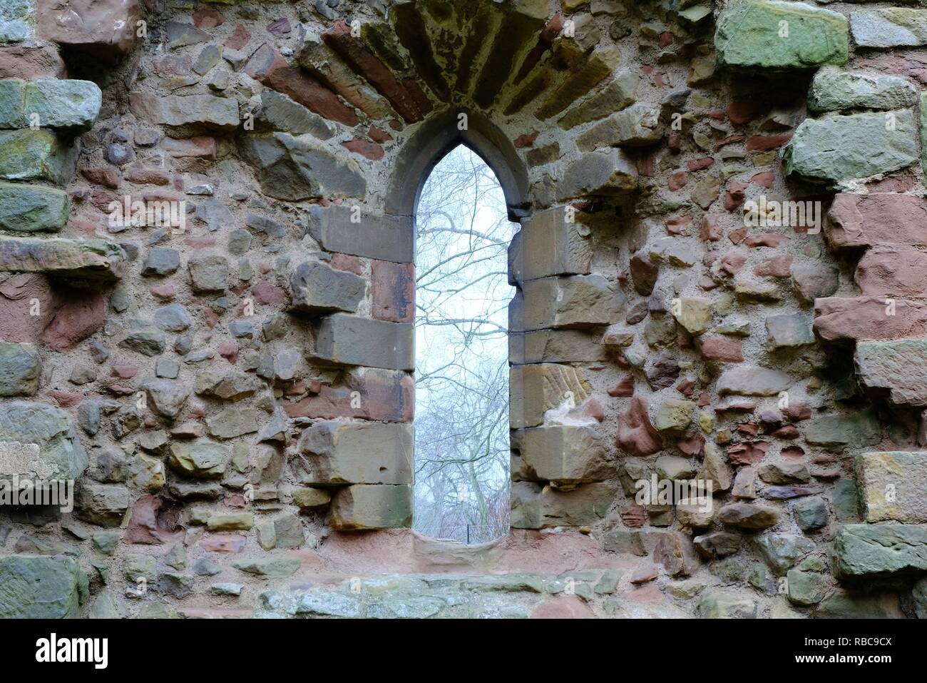 Acton Burnell, Castle, Fortified Manor House, Red Sandstone ...