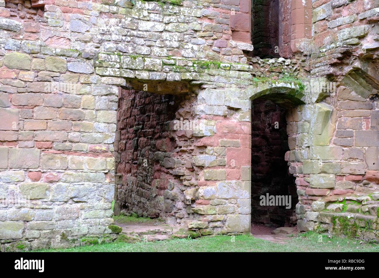 Acton Burnell, Castle, Fortified Manor House, Red Sandstone ...