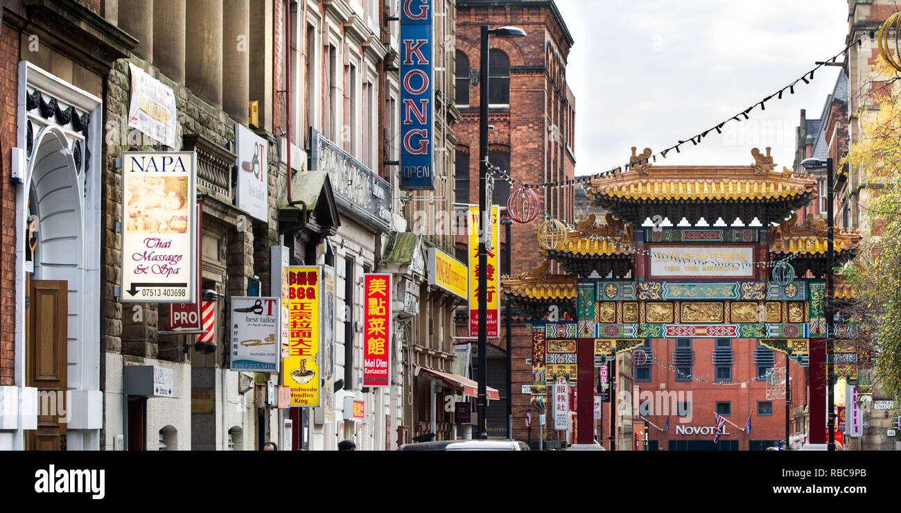 Chinatown in Manchester Stock Photo - Alamy